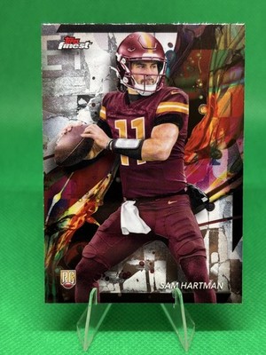 2024 Topps Finest Common Sam Hartman RC Washington Commanders #68 | eBay