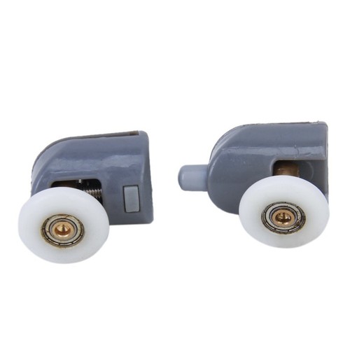 Spring Wheel Pulley Shower Door Roller Runner and Bottom Rollers | eBay