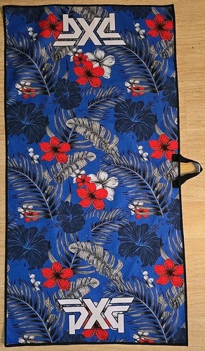 PXG 24 Aloha Players Towel Blue Floral Rare Multicolor 2024 Golf Towel ...