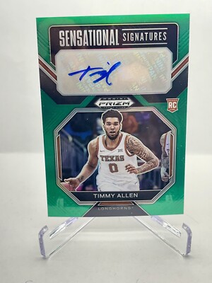 2023 Prizm Draft Picks Timmy Allen Green Sensational Signatures #SS-TMa ...