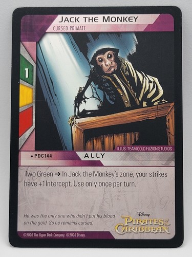2006 Upper Deck TCG Pirates of the Caribbean Dead Man's Chest Jack the ...