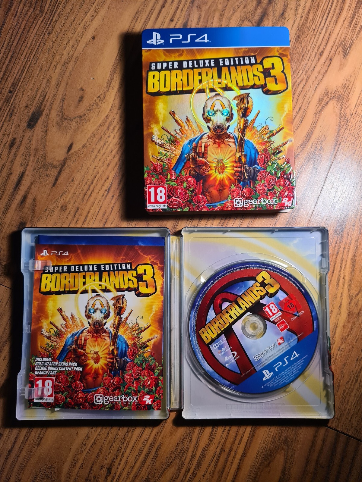 Borderlands 3 Deluxe Steelbook Edition Playstation 4 PS4 & PS5 ...