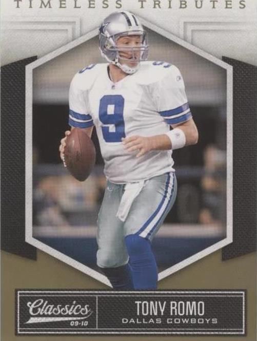 2010 Panini Classics - Tony Romo #28 Timeless Tributes Gold /50 for ...