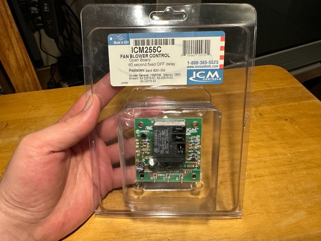 Icm255 Fan Blower Control Board Delay Timer Icm255c for sale online | eBay