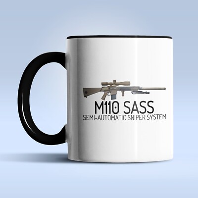 M110 SASS Sniper Rifle Gun Graphic Art Ceramic Coffee Mug 11 fl oz | eBay