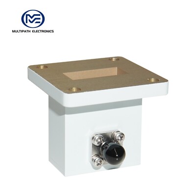 WR90, SMA Female, Orthogonal Waveguide to Coax Adapter, 8.2 – 12.5 GHz ...