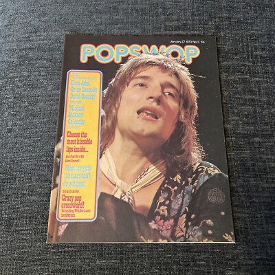 Popswop Magazine - #17 - 27 Jan 1973 David Cassidy Elton Rod Michael ...