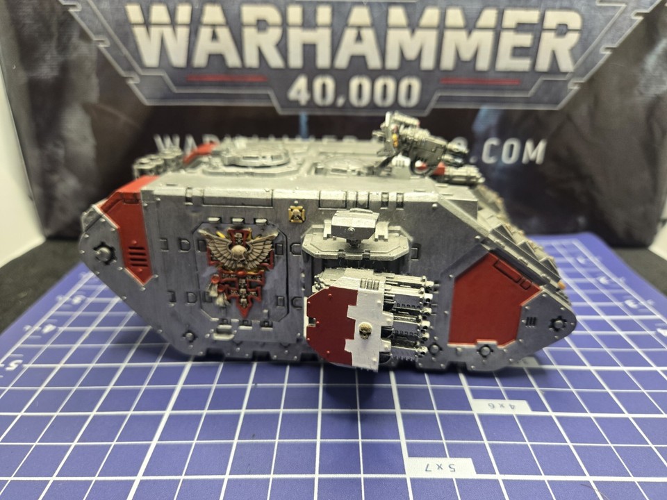 Warhammer 40K Pro Painted x1 Land Raider Grey Knights Large APC Tank ...