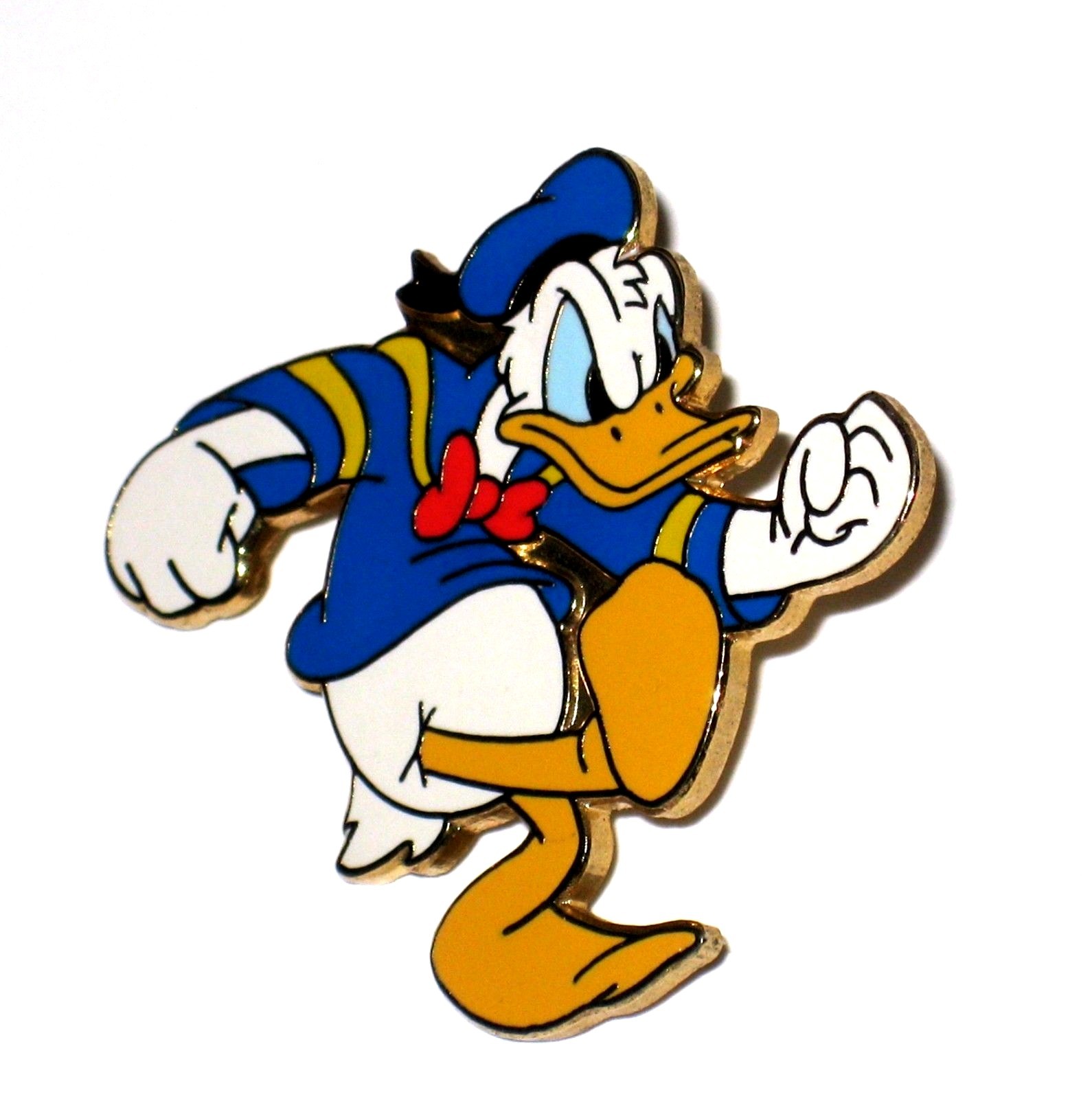 RARE Disney Pin Donald Duck Mad Temper Tantrum Furious Classic Sailor ...