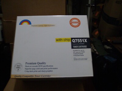 3 Lot - 51X Q7551X Compatible Laser Toner Cartridge for HP P3005 M3027 ...