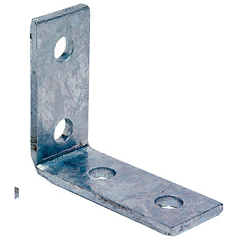5x Unistrut 90 Degree Angle Bracket 4 Hole 2x2 Hot Dip Galvanised P1325 ...