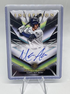 2023 Bowman Inception Mason Auer Prospect On Card Auto/300 Rays # BPA ...