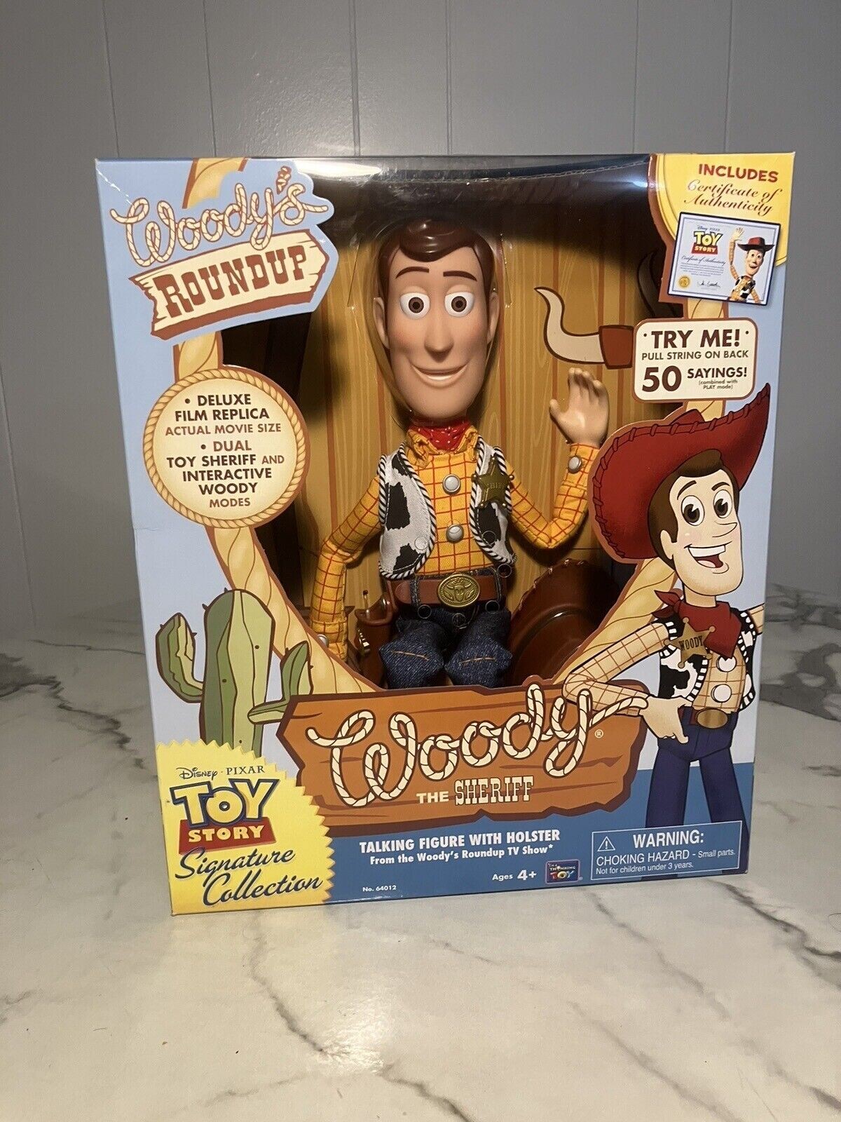Thinkway Toy Story Signature Collection Talking Woody Doll Sealed Never ...