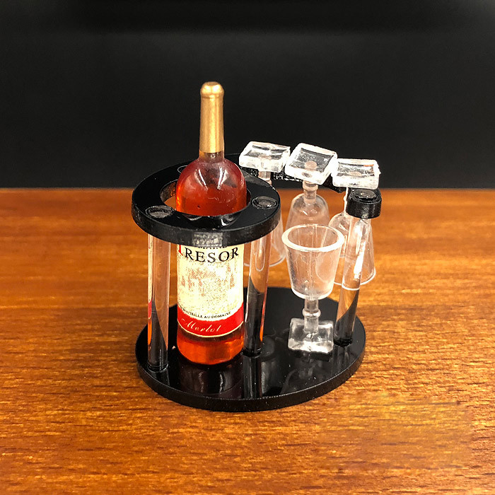 1/6th Bar restaurant Scene Wine rack wine glass bottle Model For 12" | eBay