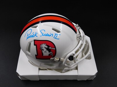 Patrick Pat Surtain II Signed Broncos Throwback Alt Speed Mini Helmet ...
