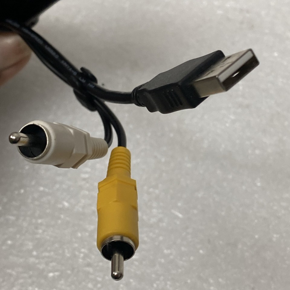 Genuine NIKON Coolpix OEM USB RCA AV Audio Video Data Transfer Cable ...