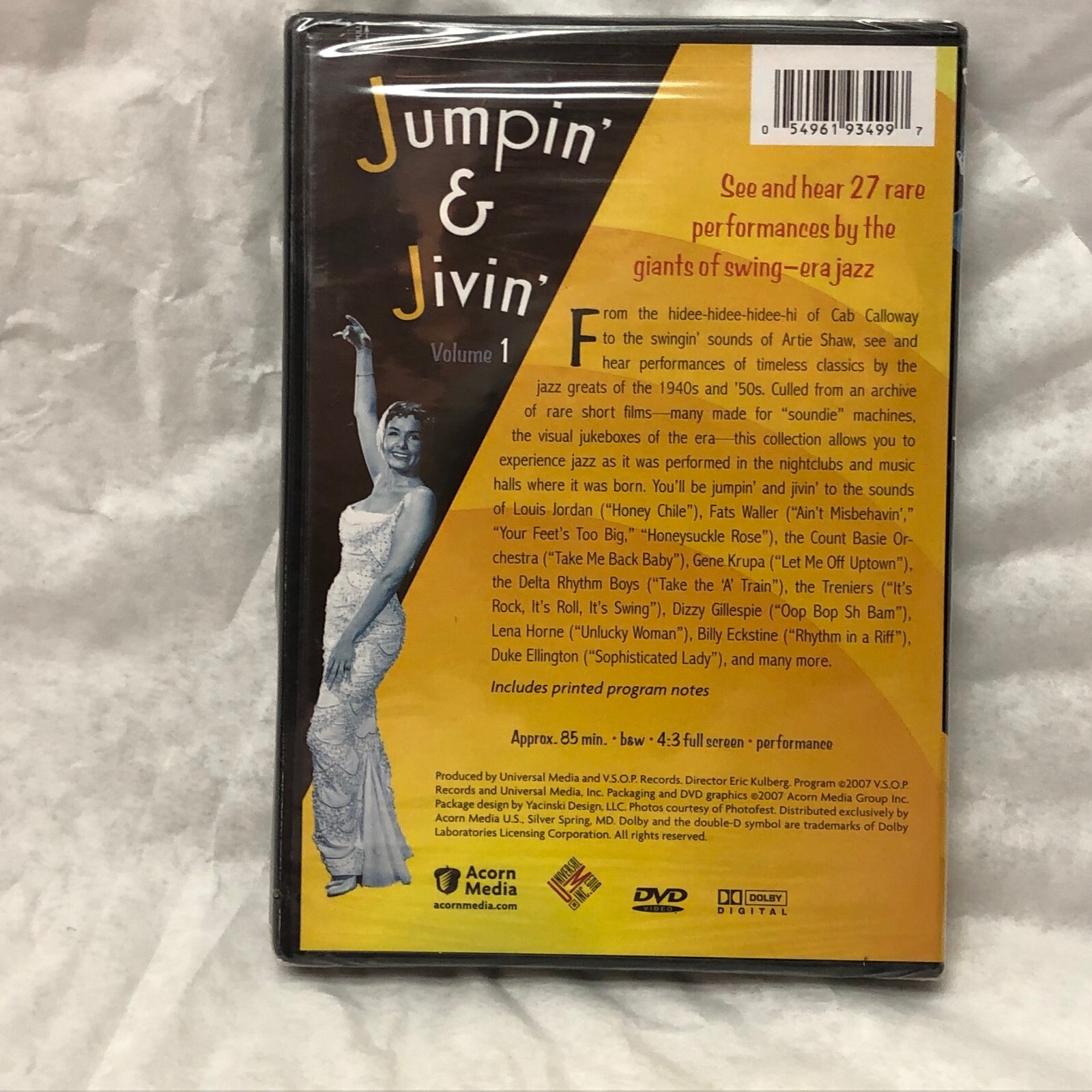 Jumpin' and Jivin' Volume 1 DVD Sealed 54961934997| eBay