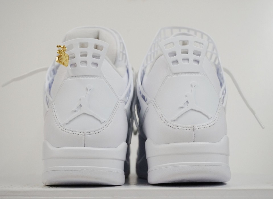 Nike WMNS Air Jordan 4 IV Retro Net AJ4 White Limited Edition Rare ...
