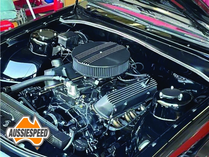 Holden V8 253 308 4.2 5L tall alloy rocker covers Australian made Black ...