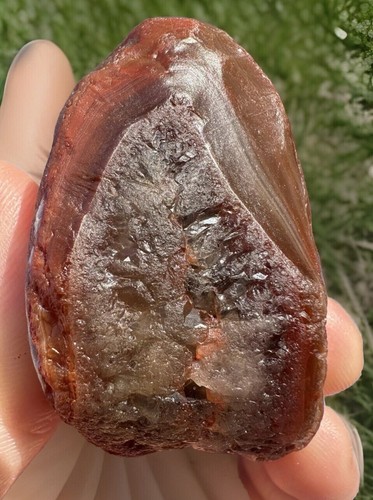 Lake Superior Agate 3.4oz Amethyst Rough Banded Purple Gem With ...