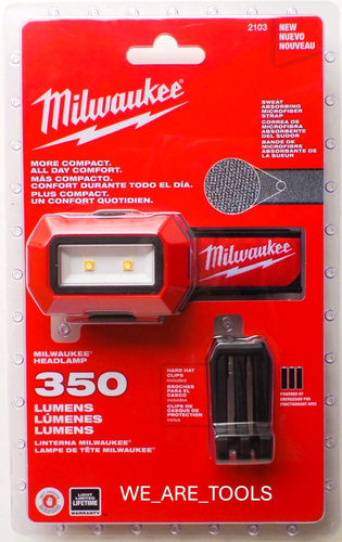 NEW IN PACKAGE Milwaukee 2103-20 LED High Definition Headlamp 350 ...
