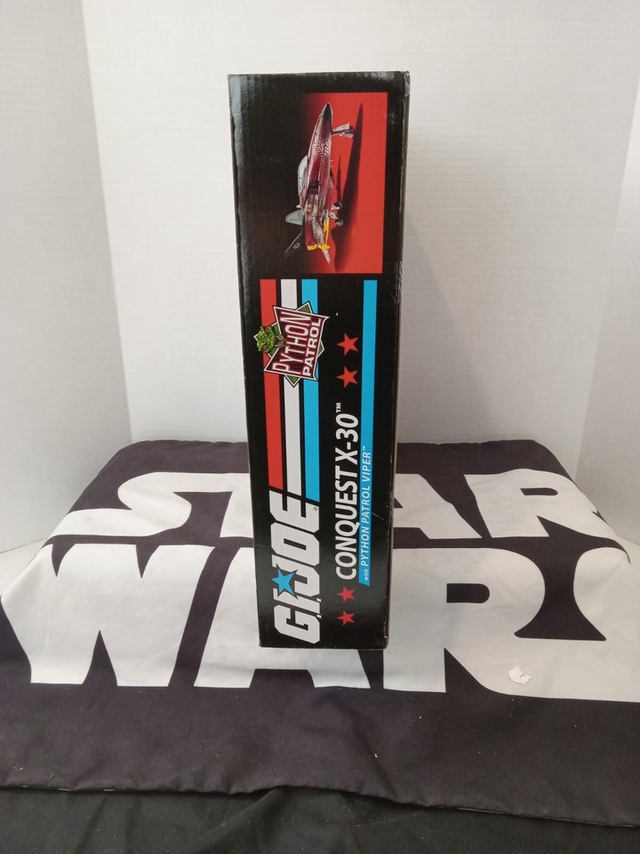 Conquest X-30 Jet Python Patrol G.I. JOE COBRA 25th Anniversary MIB NEW ...