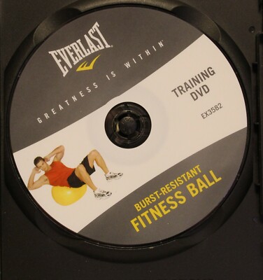 Everlast Greatness Is Within Training DVD Burst-Resistant Fitness Ball ...