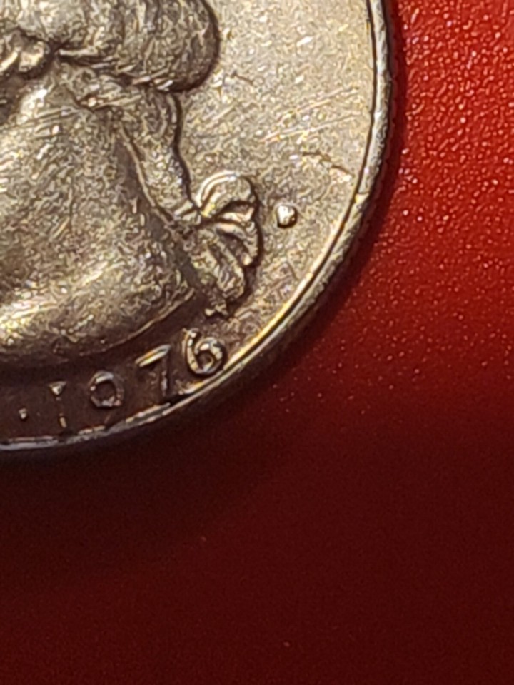 1776-1976 D US Bicentennial Quarter, Filled Mint Mark Regular ...