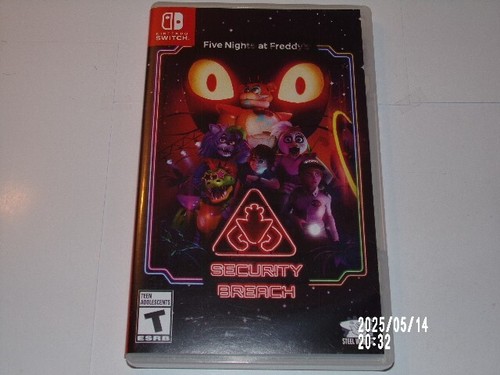 Five Nights At Freddy's: Security Breach Nintendo Switch / Case ONLY ...