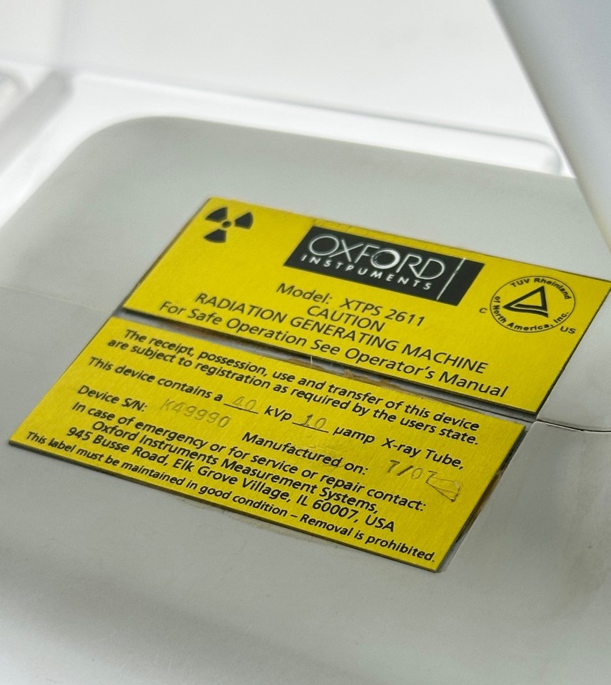 Oxford Instruments XMET 3000TXR+ w/ Accessories XRF Analyzer XTPS 2611 ...
