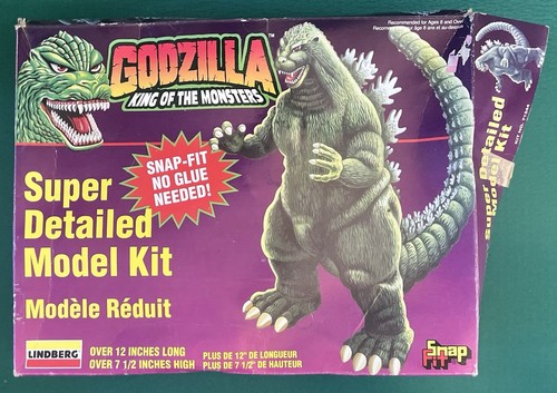 1995 Lindberg Godzilla King of The Monsters Super Detailed Model Kit ...