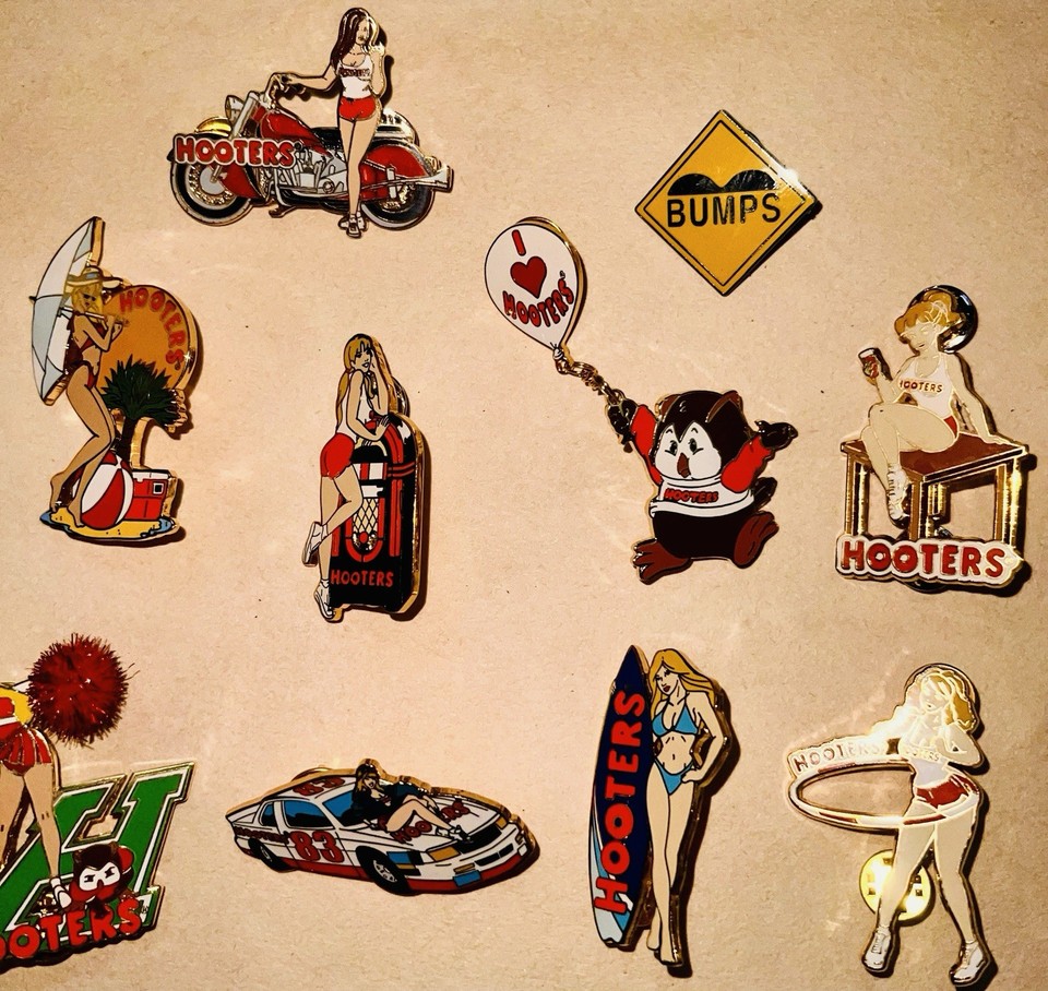Vintage Rare Collectible Hooter Girl Pins Lot Of 12 | eBay