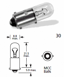 Lucas LLB233 12V 4W Sidelight Bulb T4W BA9S Pack of 2 | eBay