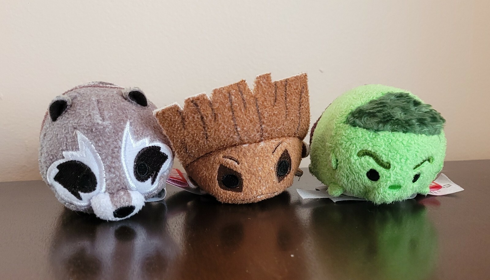 Disney Tsum Tsum Plush Groot Rocket & Hulk Super Heros | eBay