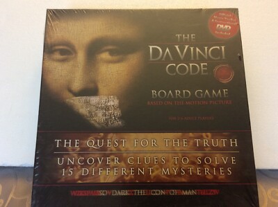 The Da Vinci Code Board Game New Sealed DVD Included | eBay
