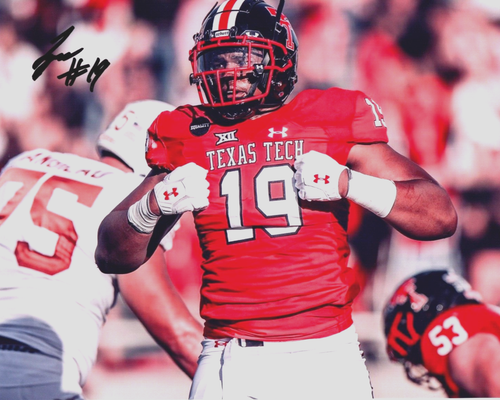 Tyree Wilson Texas Tech Red Raiders signed autograph 8x10 football ...