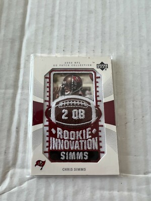 Chris Simms 2003 Patch Collection Rookie Relic Card #122 | eBay