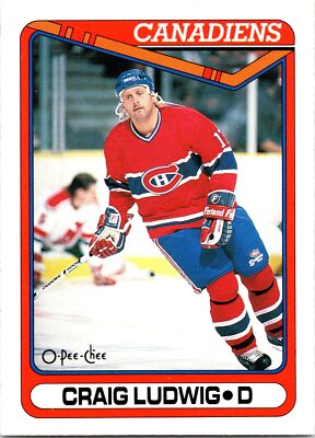 1990-91 O-Pee-Chee #412 Craig Ludwig | eBay