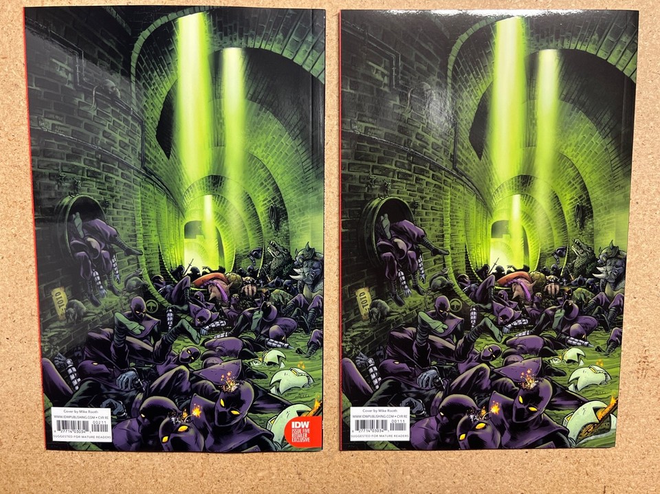 TMNT THE LAST RONIN #5 MIKE ROOTH WRAPAROUND VIRGIN & TRADE VARIANT SET ...