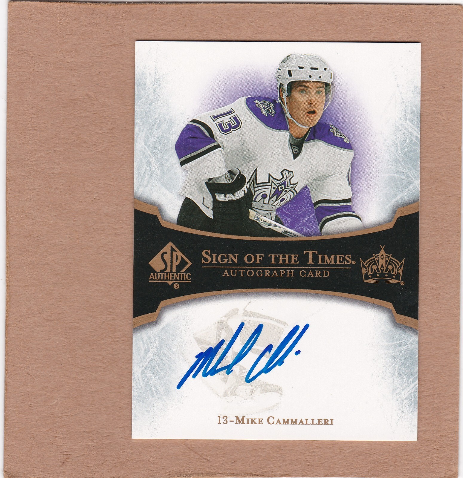 2007-08 SP Authentic Sign of the Times Mike Cammalleri #ST-MC Auto NM+ ...