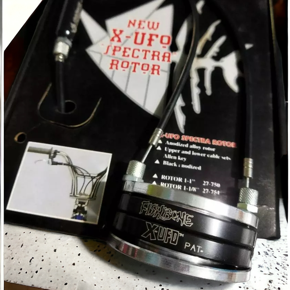 BMX Gyro Rotor System Fishbone X-UFO Old School Style 1" & 1 1/8" Size ...