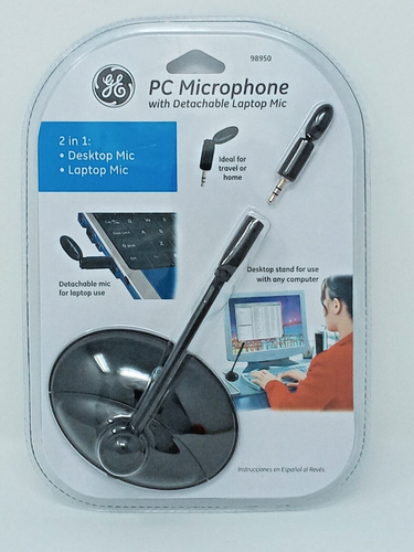GE PC Microphone w/ Detachable Laptop Mic sealed Jasco 2006 original ...