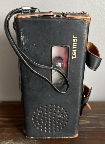 TELMAR T-100 Reel To Reel Mini Portable Tape Recorded Player W/Leather ...