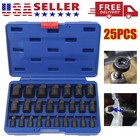 25Pcs Screw Extractor Set Hex Head Multi-Spline Easy Out Bolt Extractor ...