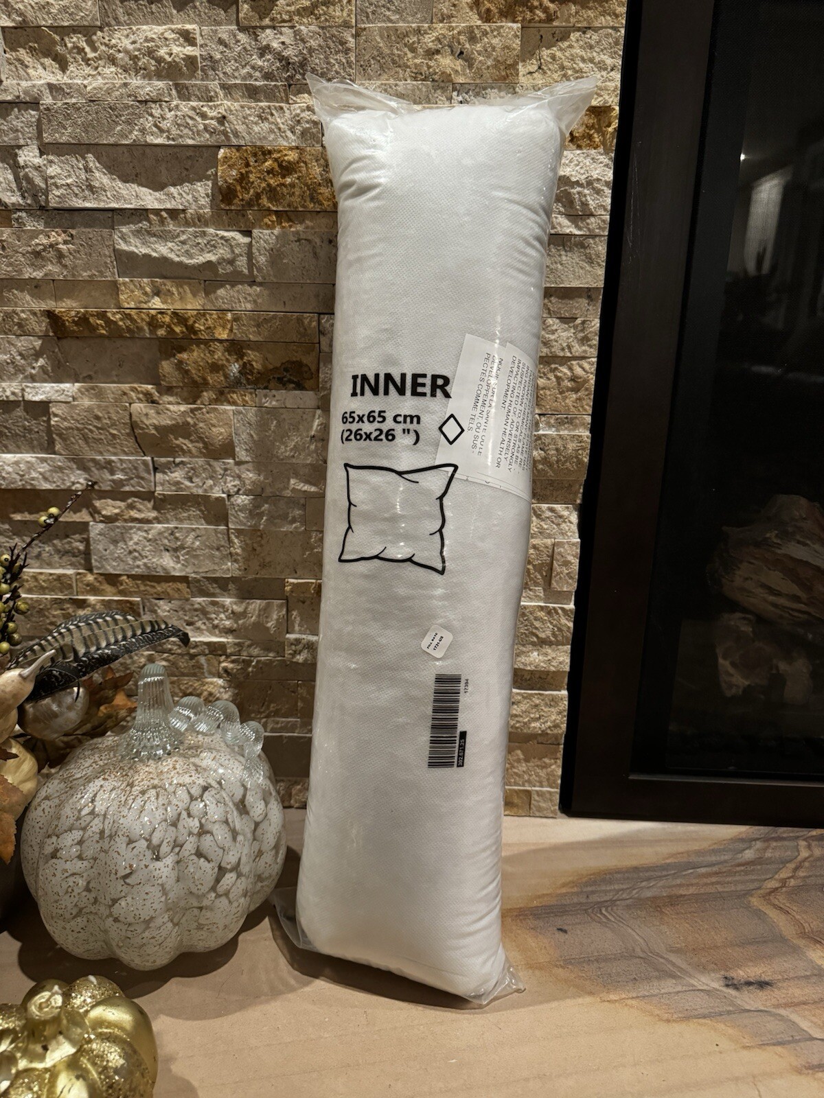 Ikea Inner 26x26” pillow form insert White 302.671.25 Brand New Sealed ...