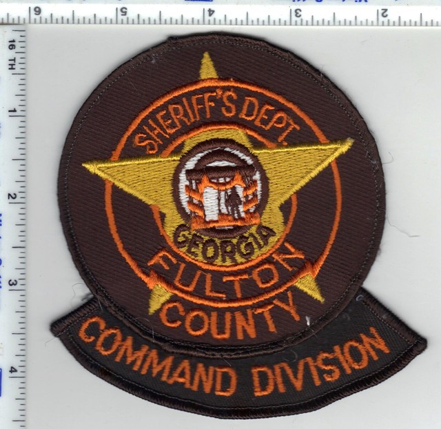 Fulton County Sheriffs Dept (Georgia) Shoulder patch w/Command Division ...