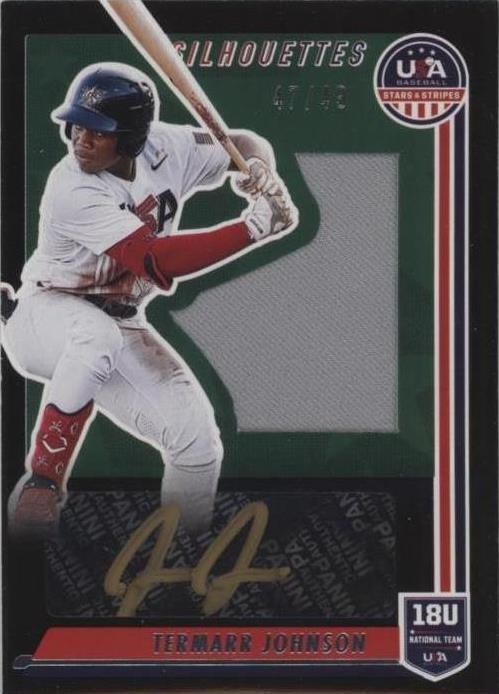 2022 Panini USA Baseball Stars & Stripes - USA Baseball Silhouettes ...