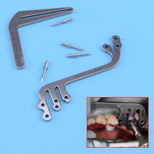 Dental Implant Guide Set Tooth Measuring Ruler Tool Calipers Bone Ridge ...