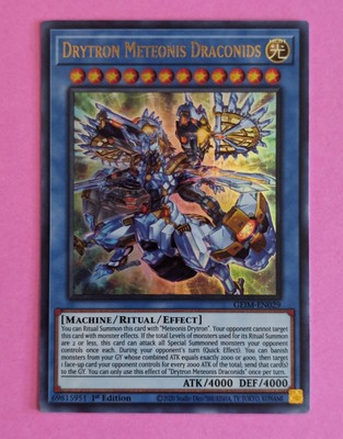 YuGiOh Drytron Meteonis Draconids - GEIM-EN029 - Ultra Rare - 1st ...