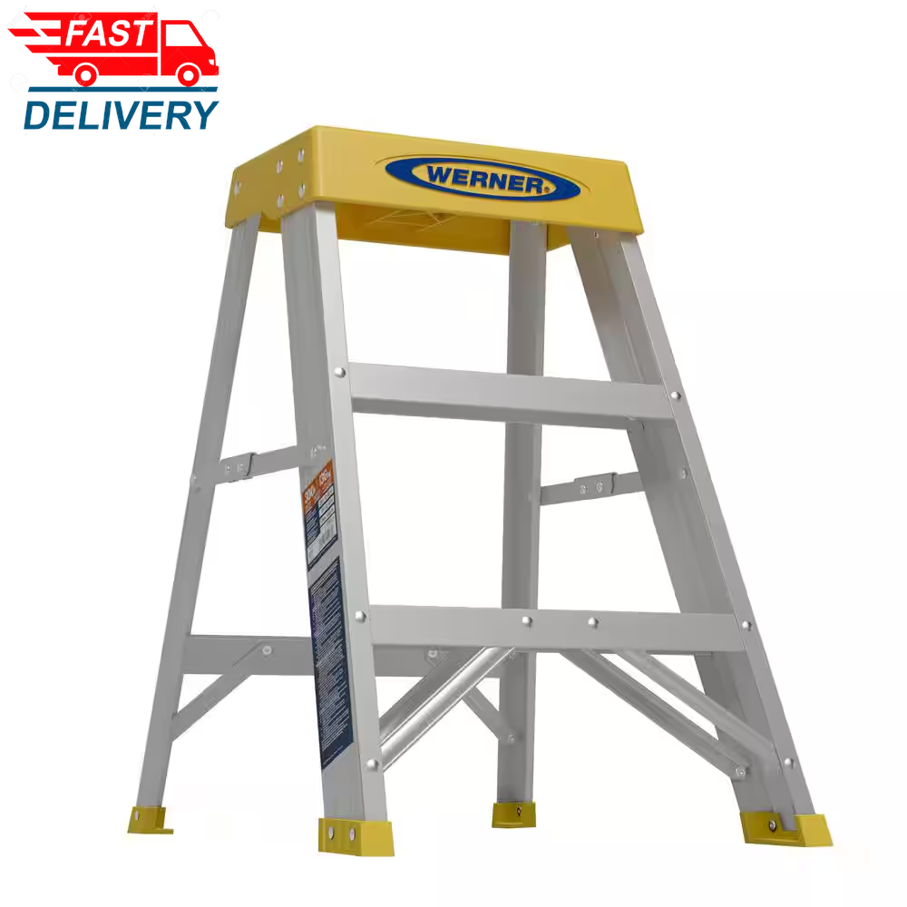 Werner 12ft Fiberglass Type 1a 300 Lbs Capacity Step